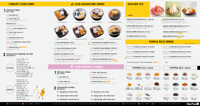 Meet Fresh Menu – Meet Fresh